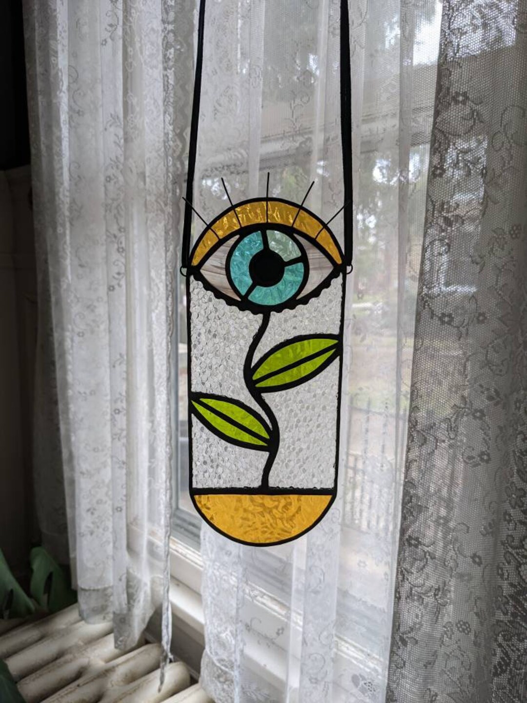 Stained Glass Eye Suncatcher - Etsy