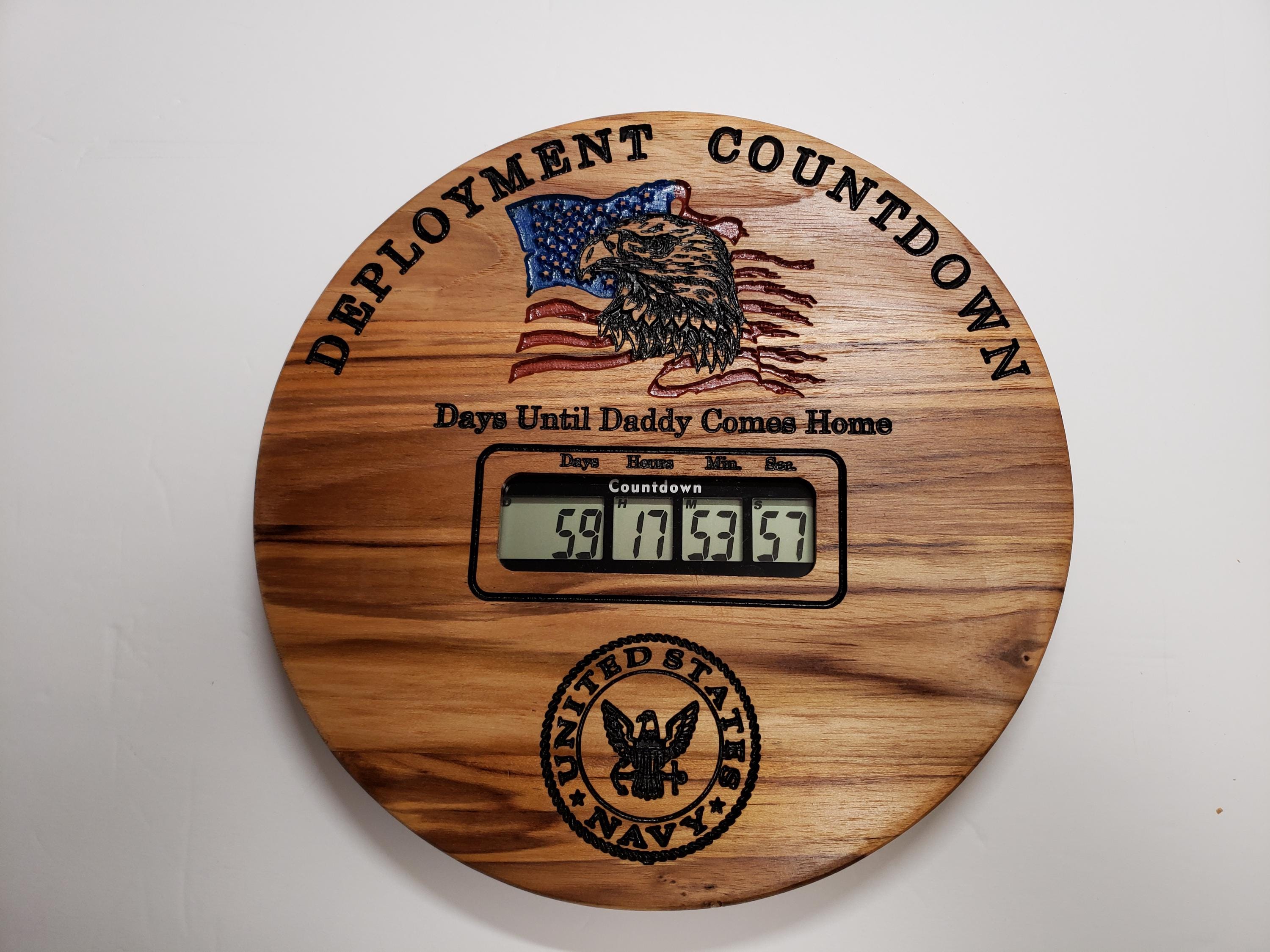 Military Deployment Countdown Timer: Army, Navy, Air Force, Marine ...