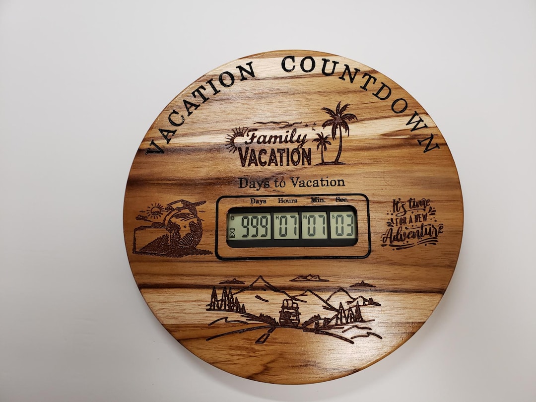 Vacation Retirement Countdown Timer - Etsy