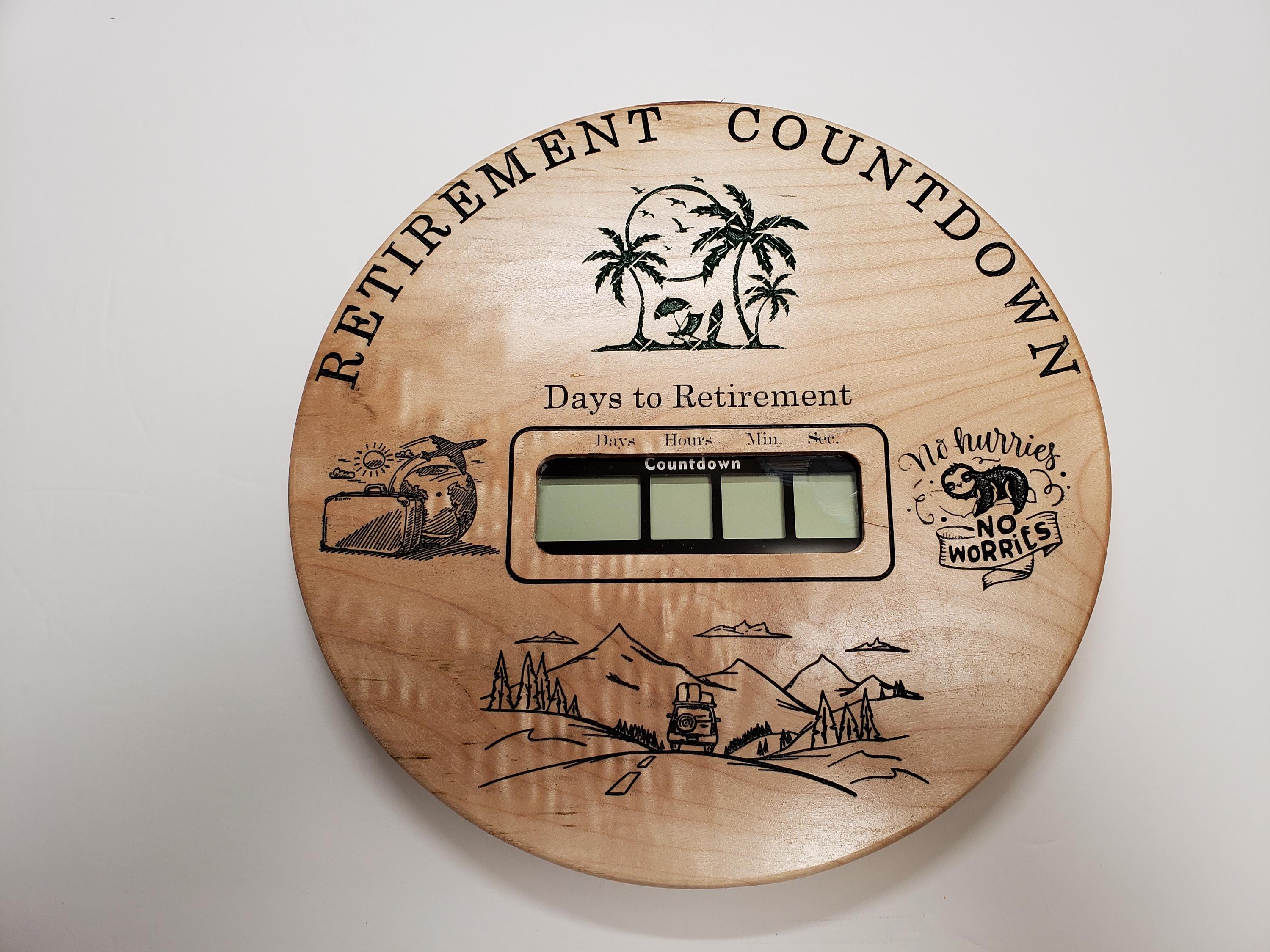 Retirement Countdown Timer, With Customize Options Available - Etsy