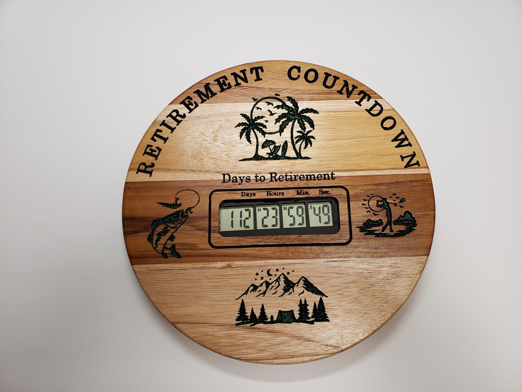Retirement Countdown Timer With Customize Options Available Etsy