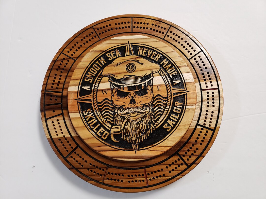 Boat Captain, Cribbage Board, 2, 3 or 4 Player - Etsy