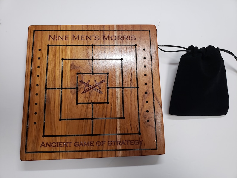 Nine Men's Morris Board Game - Etsy