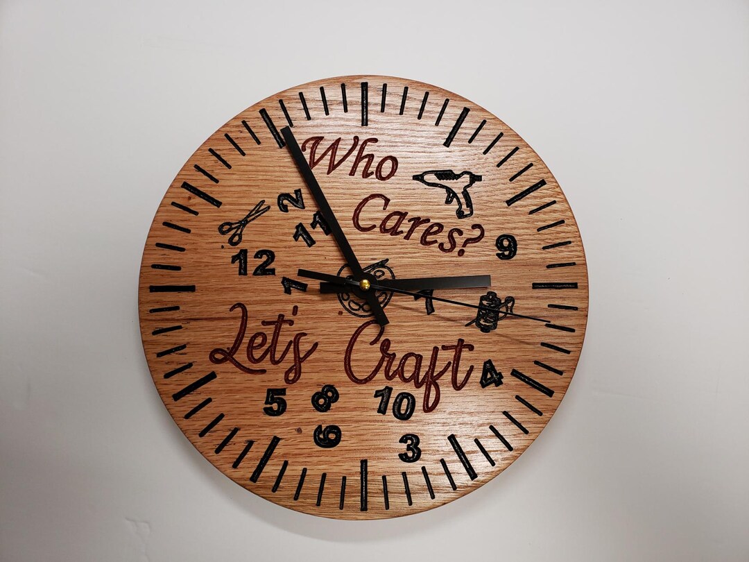 Craft Room Clock - Etsy