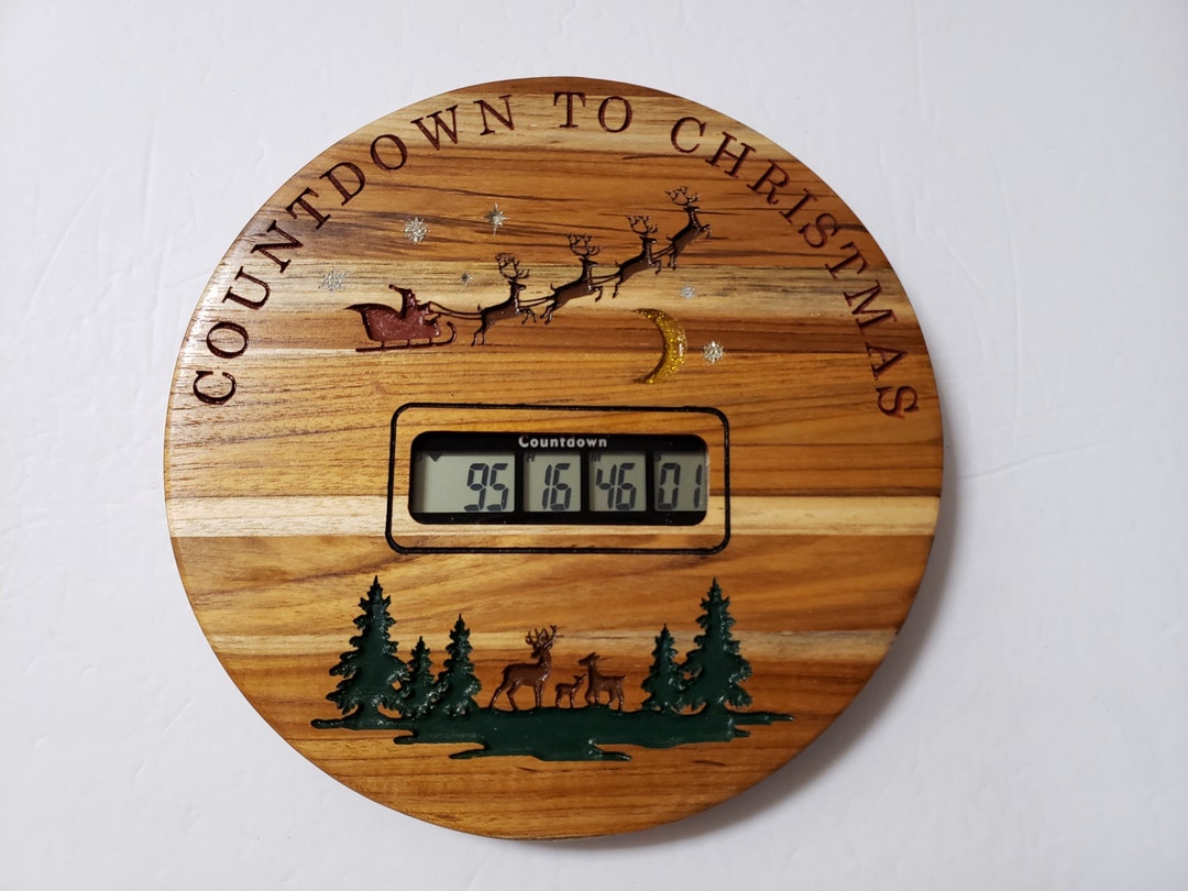 Christmas Countdown Clock - Etsy