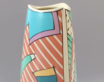 Vintage Rare Retro 1980s Rosenthal Flash One Triangle Vase From Dorothy ...
