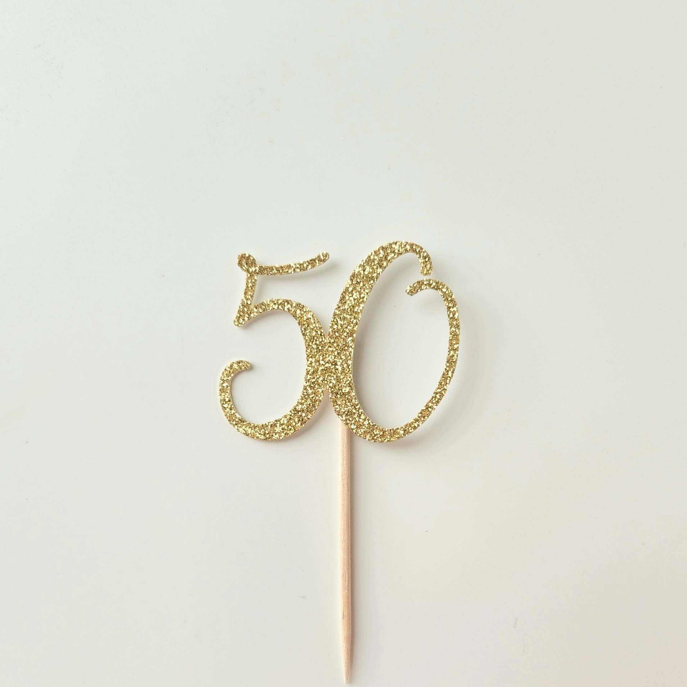 Number 50 Cupcake Toppers 50th Birthday Party Decorations - Etsy Australia