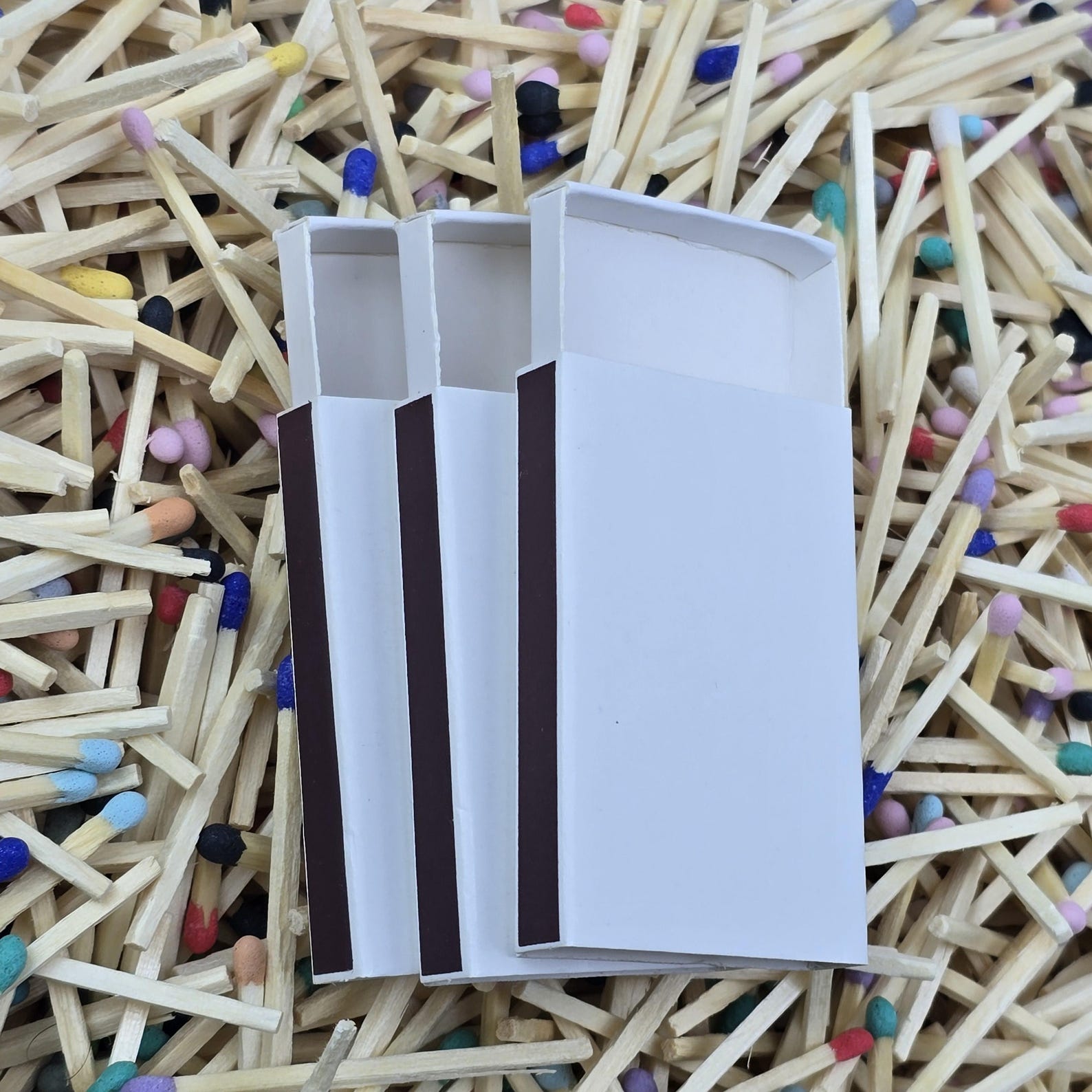 50 Blank White Matchboxes With Striker: DIY Craft & Party Favors - Etsy