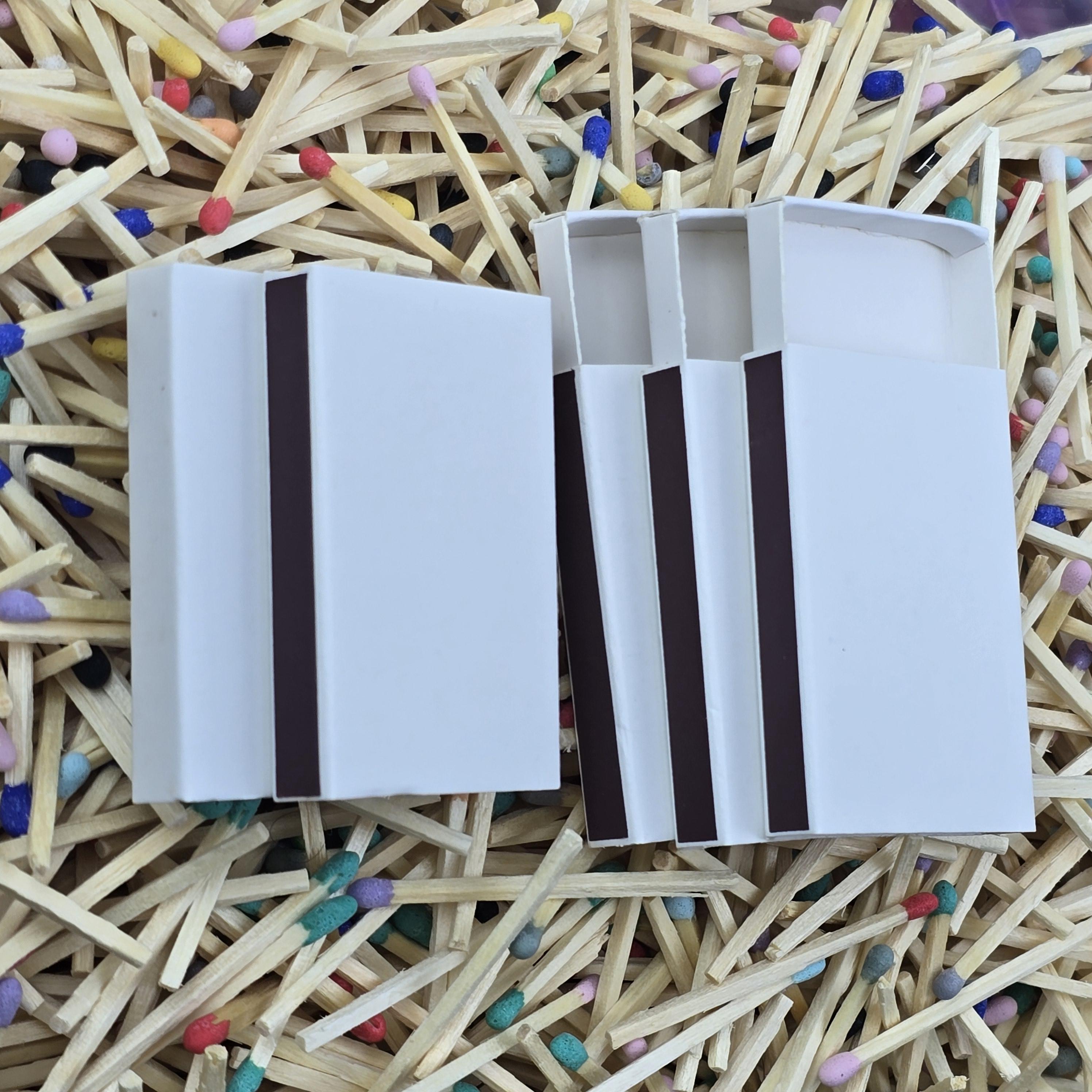 50 Blank White Matchboxes With Striker: DIY Craft & Party Favors - Etsy