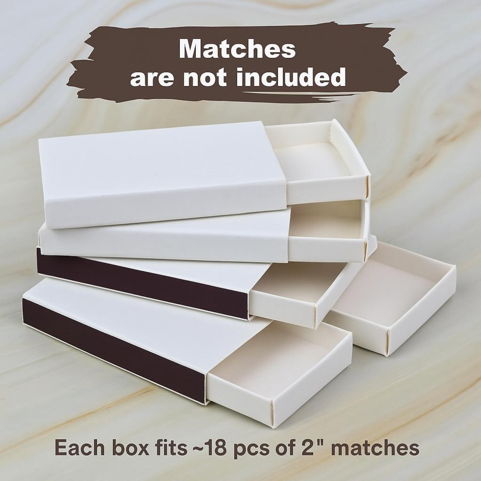 50 Blank White Matchboxes With Striker: DIY Craft & Party Favors - Etsy