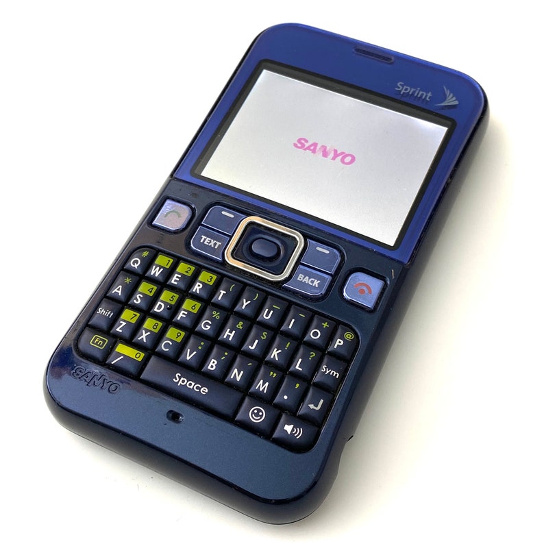 SANYO SCP-2700 Vintage Y2K 2000s Cell Phone W/ Keyboard & Camera ...