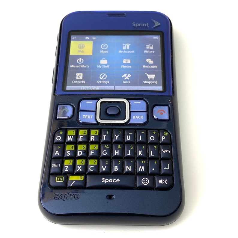 SANYO SCP-2700 Vintage Y2K 2000s Cell Phone W/ Keyboard & Camera ...