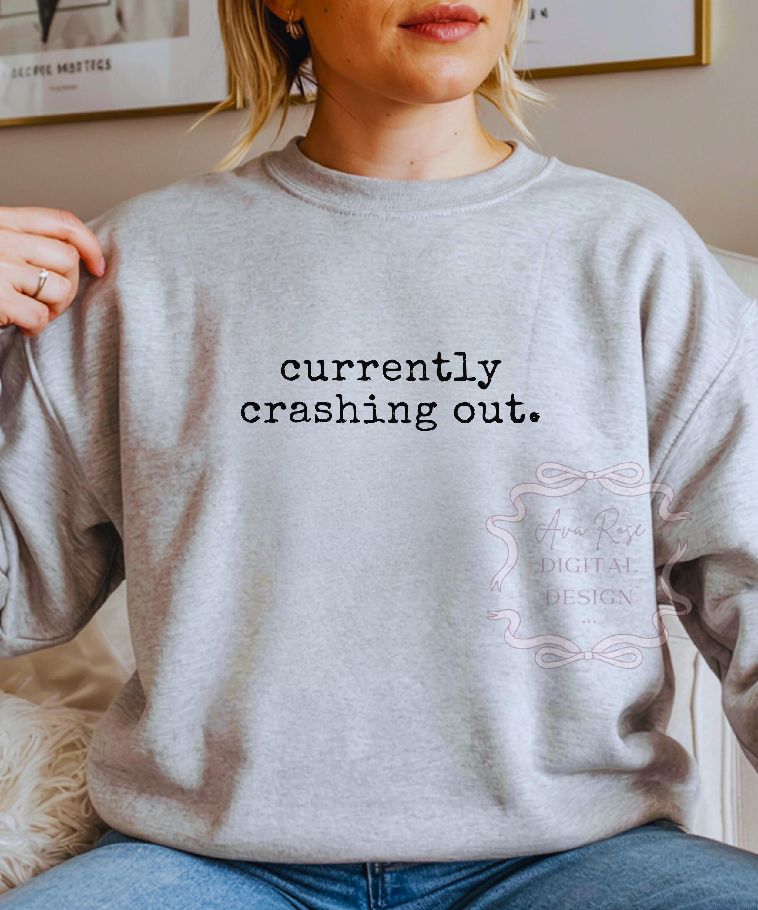 Crash Out Retro Funny Quote PNG, Sassy Sarcastic Shirt Design, Adult ...