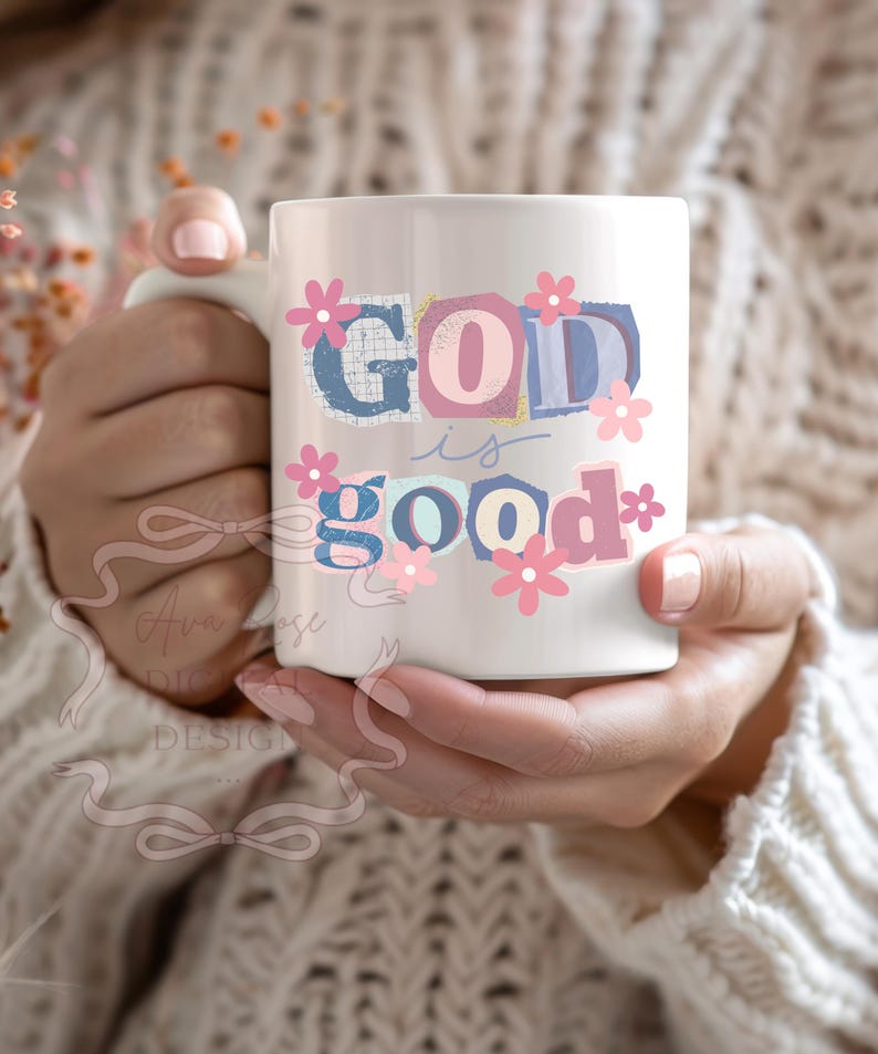 God is Good Bible Verse PNG Design for Preppy Biblical Quote ...