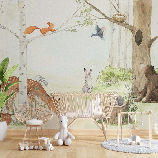 Spoonflower Wallpaper - Etsy