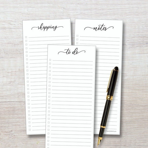 To Do List Notepad - Etsy