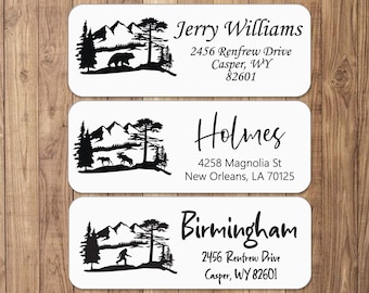 Sports Address Labels . Personalized Return Address Labels - Etsy