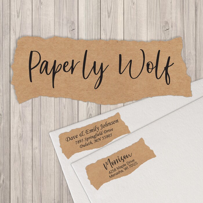 Kraft Sticker - Etsy