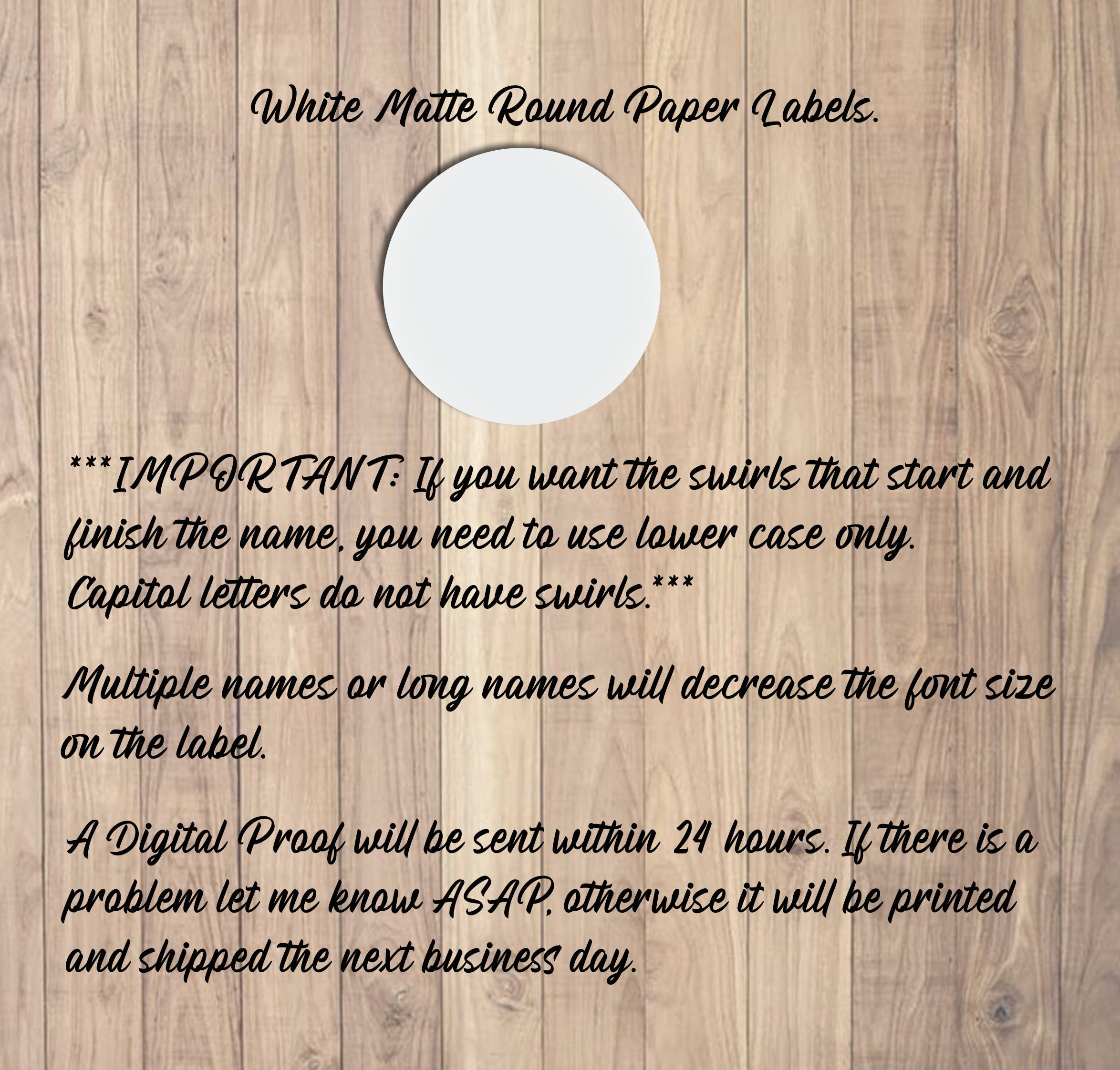Round Address Labels White Matte Custom Address Labels - Etsy