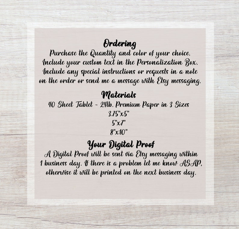 Custom Notepad With Date and Name | Teacher Notepad | School Excuse ...