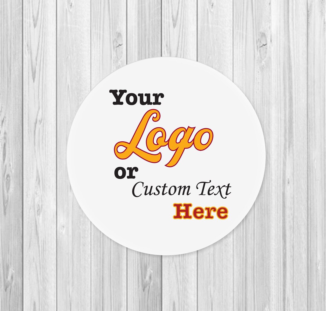 Custom Round Stickers | Round Labels | Custom Logo Labels | Custom Text ...