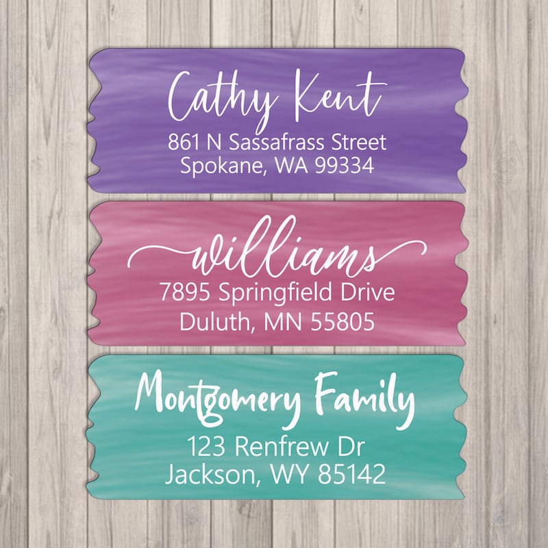 Personalized Address Labels - Etsy