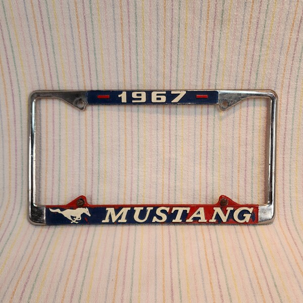 Mustang License Plate Frame - Etsy