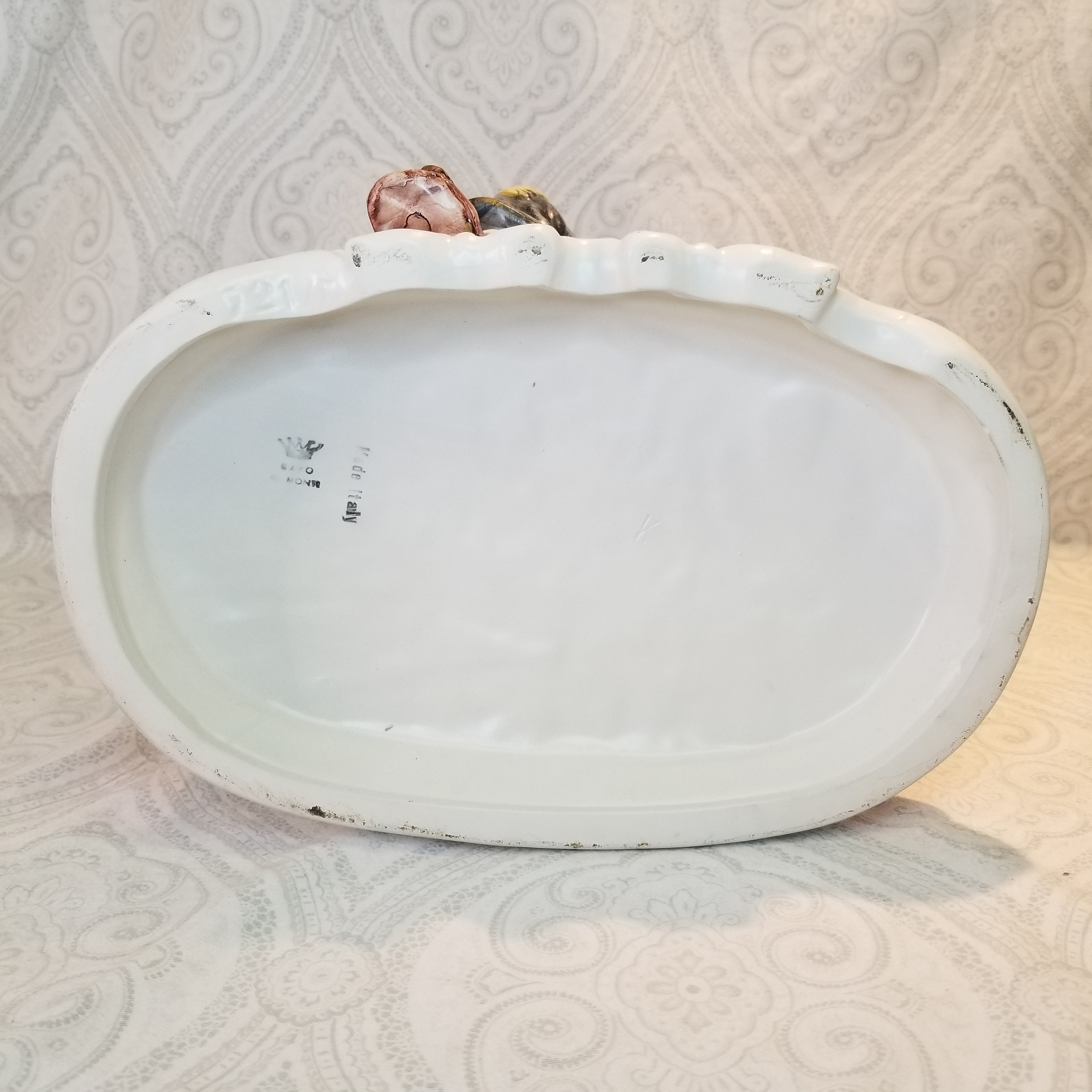 Large Vintage Capodimonte Drunken Bum Hobo Porcelain Statue Italy Wino ...