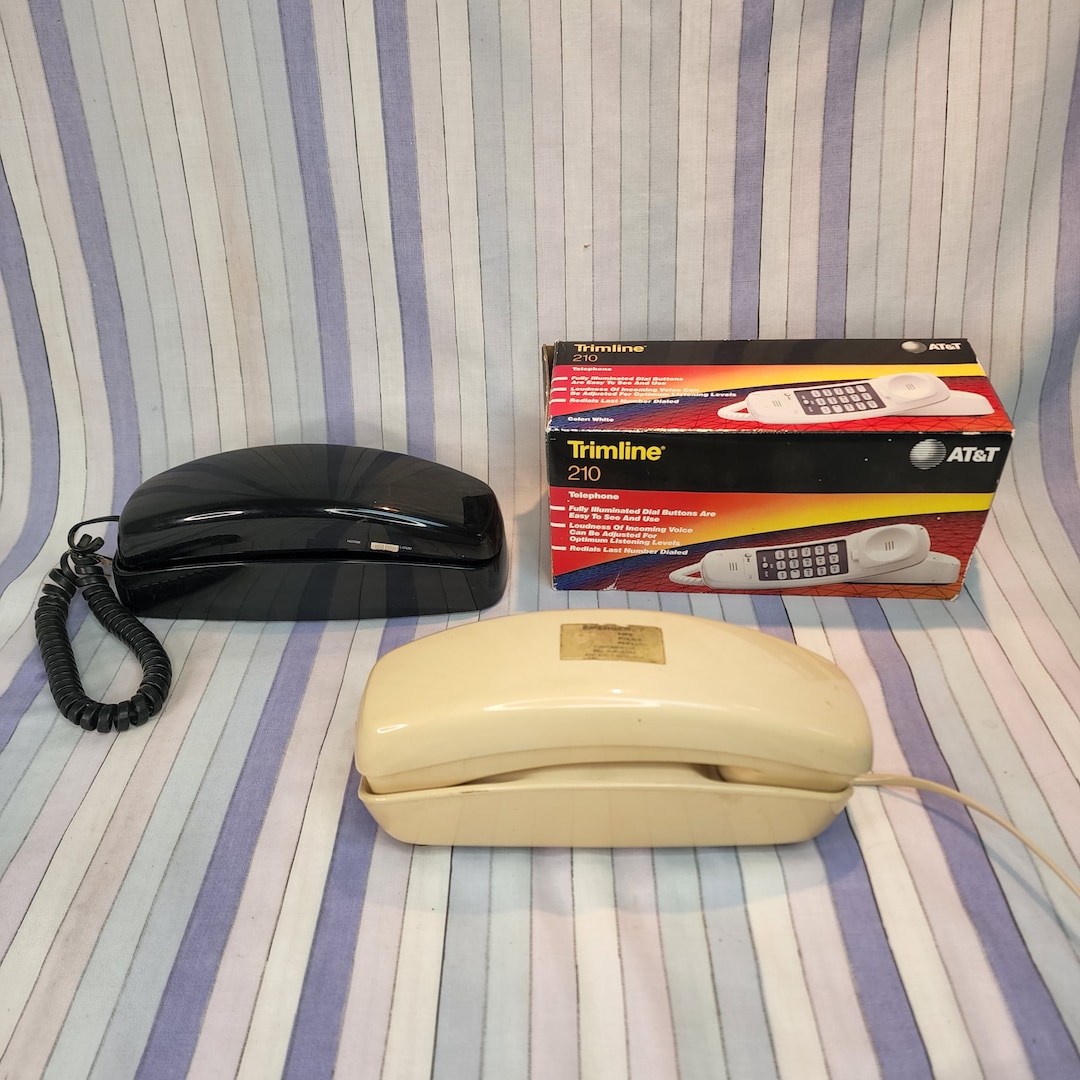 Vintage 1980s 1990s AT&T Trimline 210 Pacific Bell Landline Home Office ...