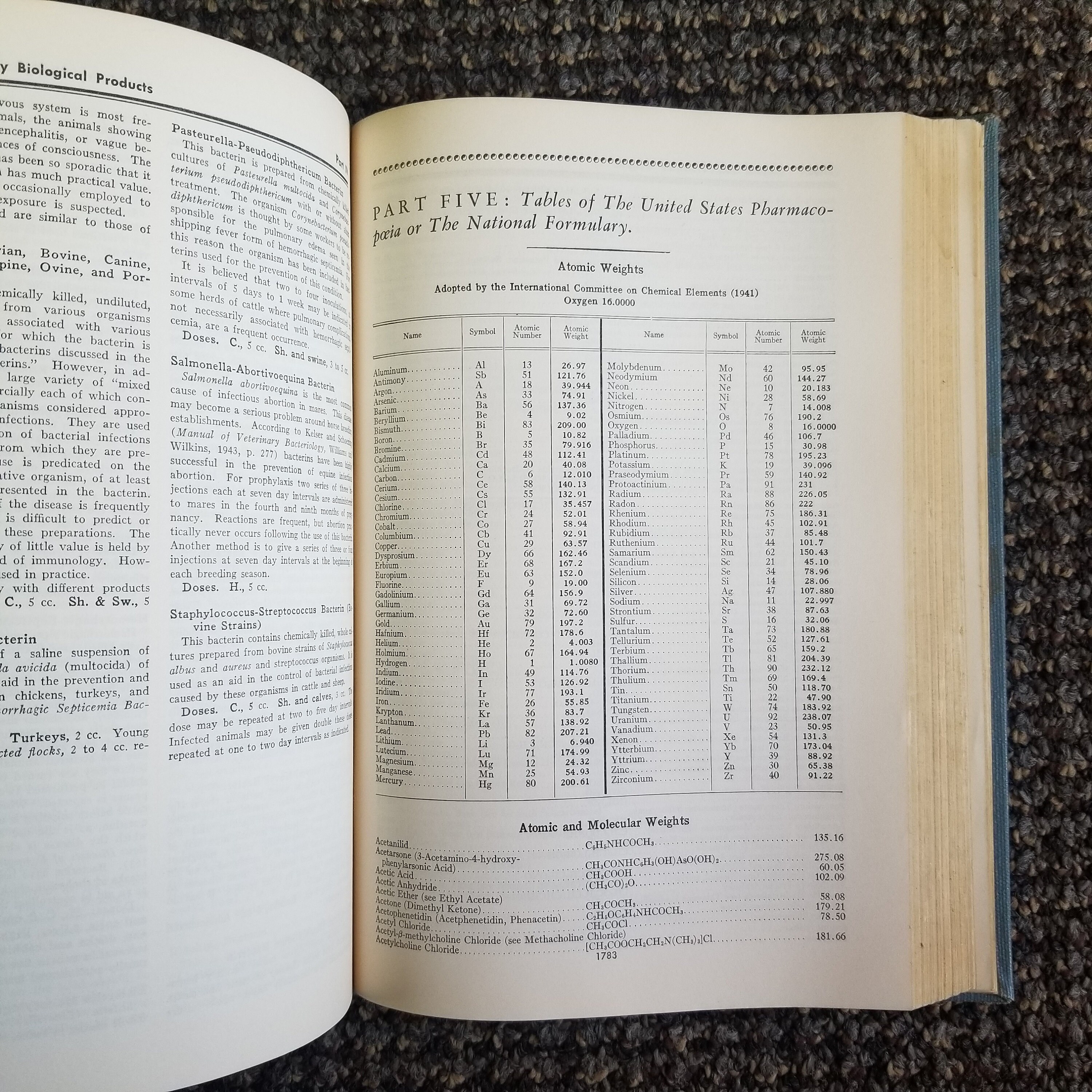 Vintage the Dispensatory of the United States of America 1950 - Etsy