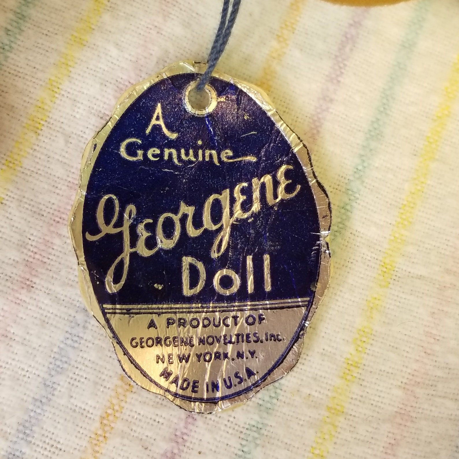 1940s Georgene Novelties Native American Soft Doll Minnehaha 5091 ...