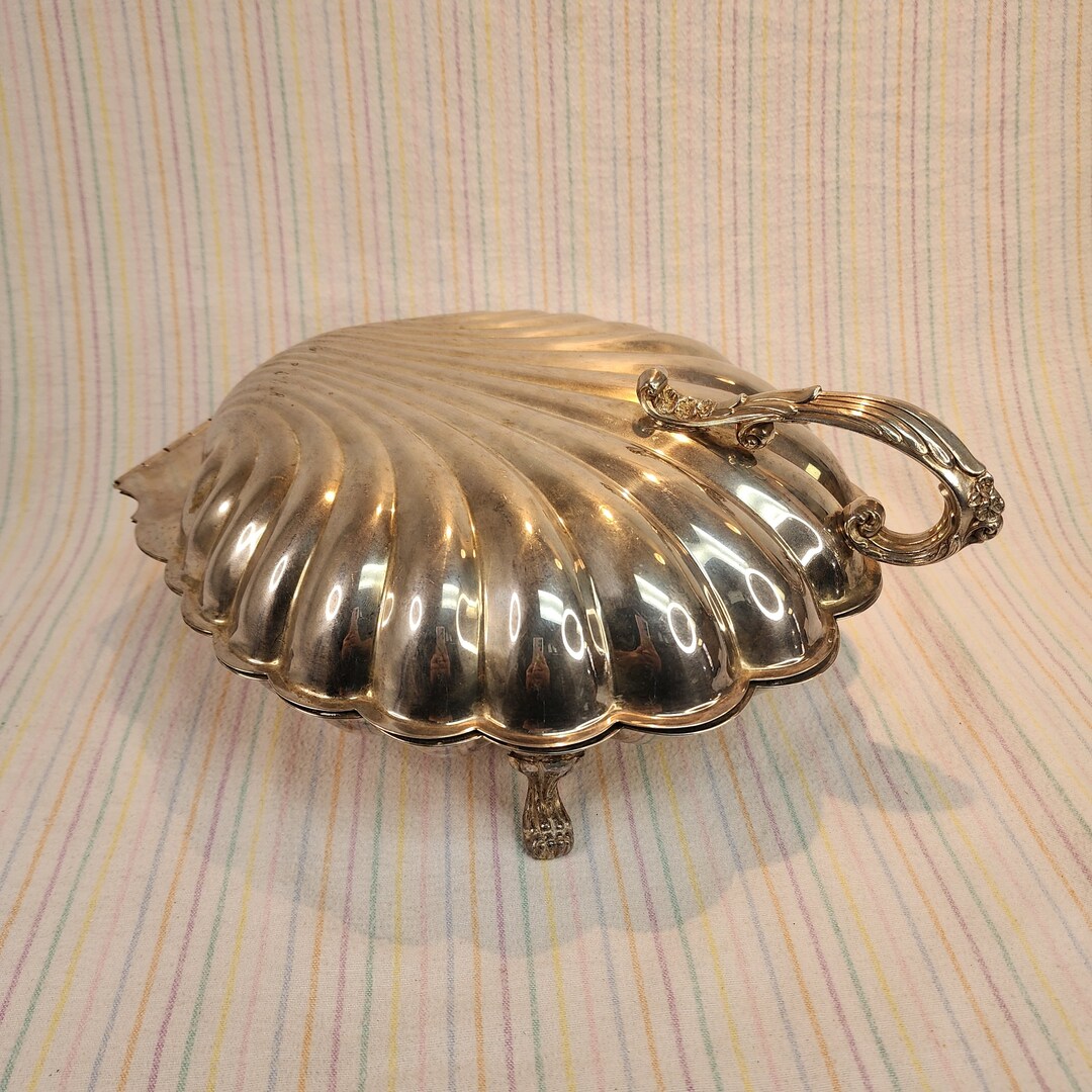 Vintage Sheffield Silver Co. Plated Large Clam Shell Buffet - Etsy