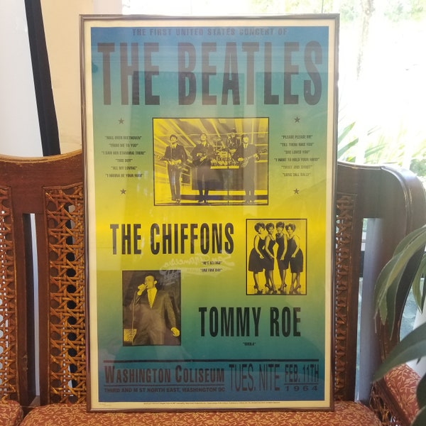 Reproduction Concert Poster Vintage - Etsy