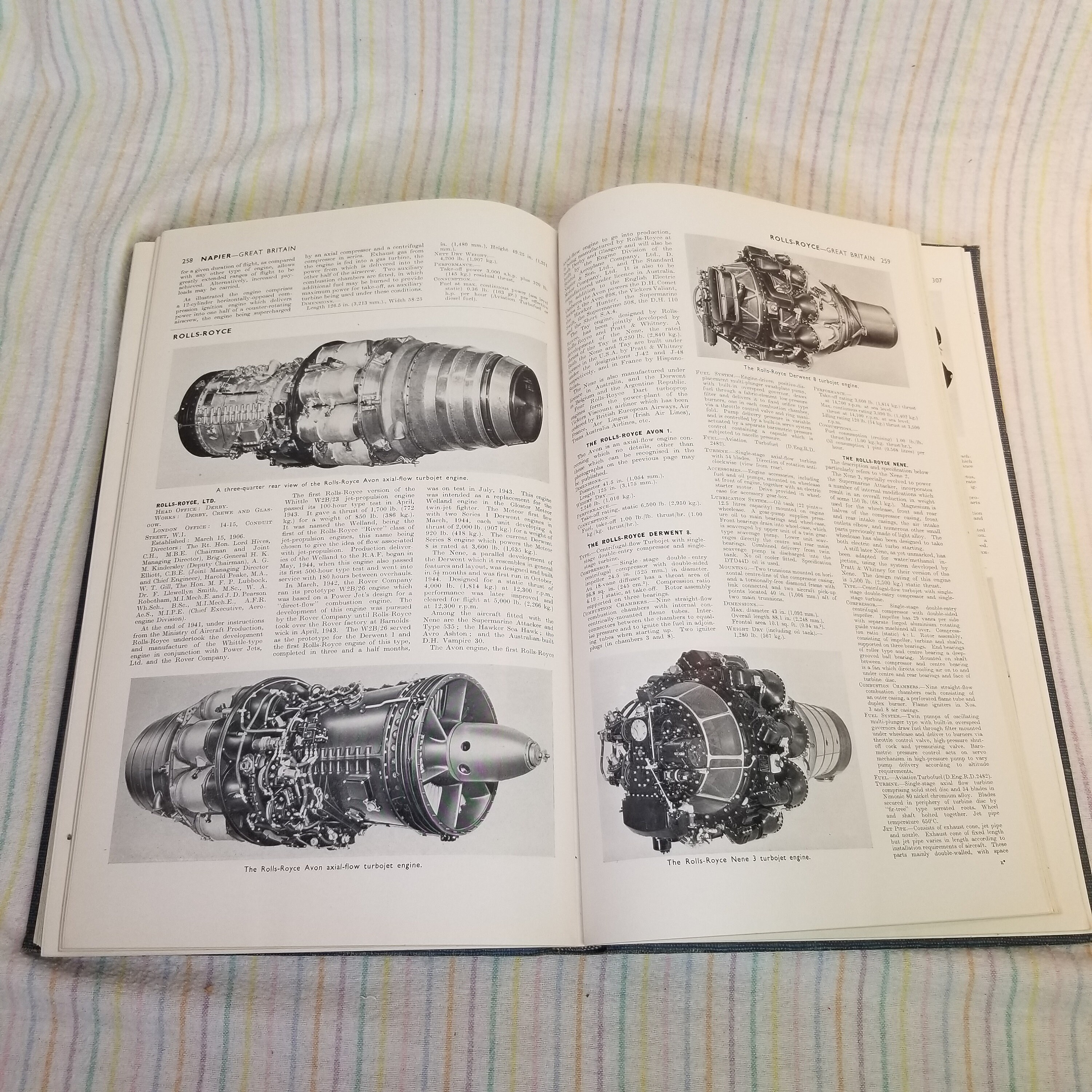 Vintage Jane's All the World's Aircraft 1951-1952 Aviation Reference ...