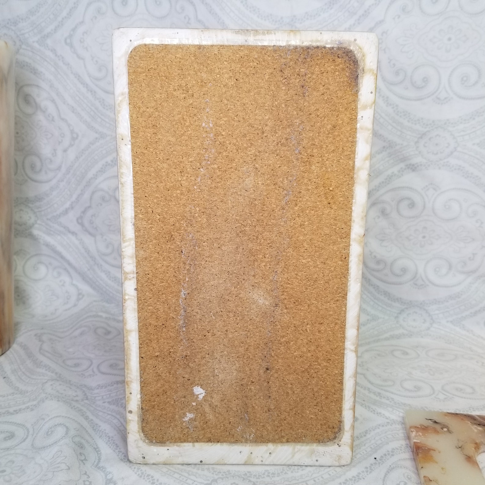 Gaudy Peaches N' Cream Marble Bathroom Tissue Box Cover - Etsy