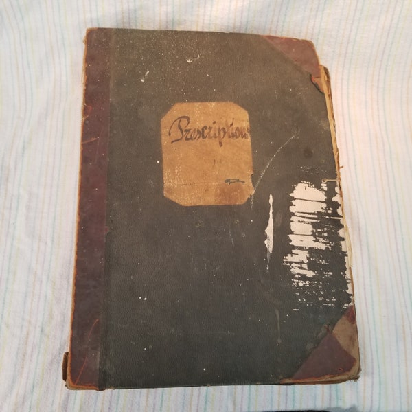 Antique Pharmacy Book - Etsy