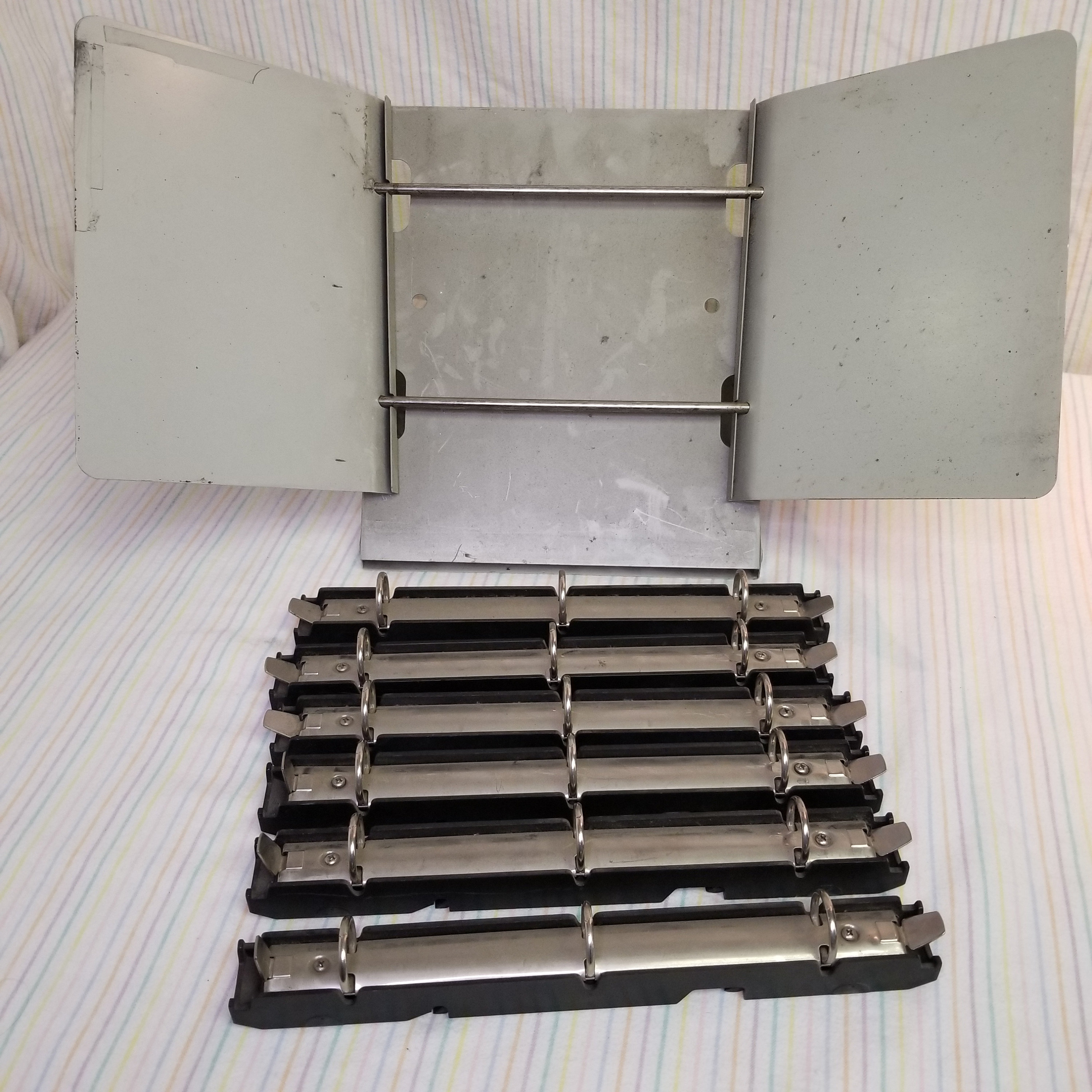 Vintage Wilson Jones Dublock Industrial Catalog Binder Rack 1 Ring Size ...