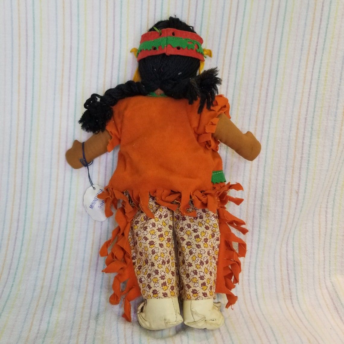 1940s Georgene Novelties Native American Soft Doll Minnehaha 5091 ...