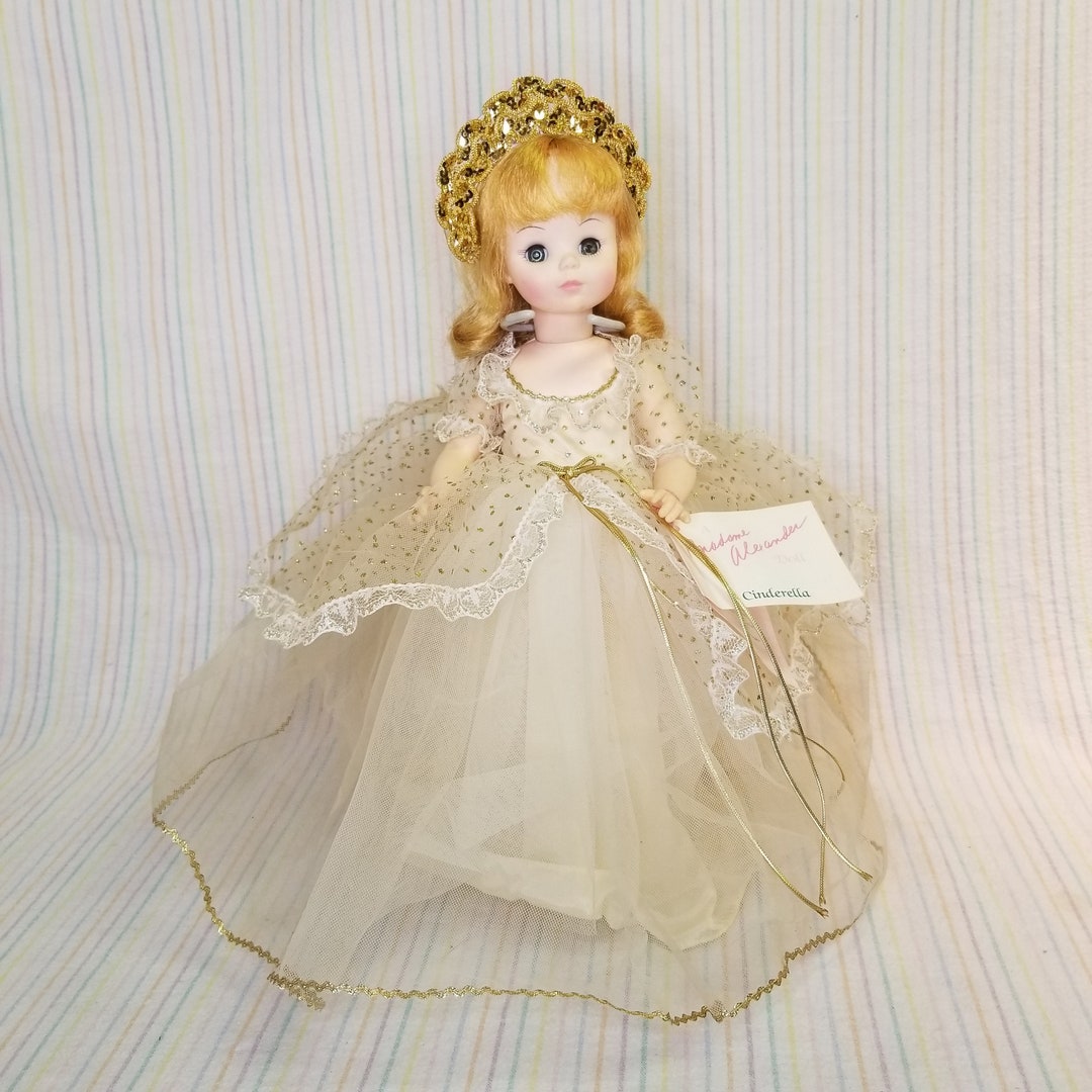 Vintage 1965 Madame Alexander Cinderella Doll W/ Metal Stand Headband ...