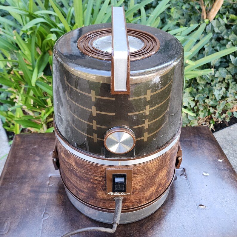 Vintage 1980s Rexair Rainbow D3C Brown Water Canister Vacuum W ...