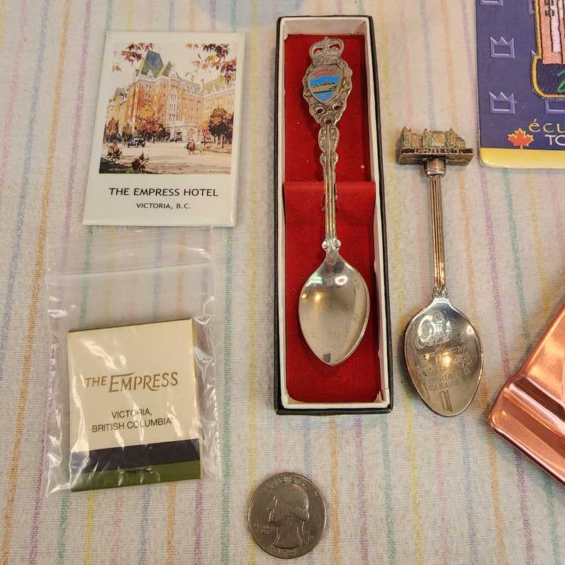Vintage Empress Hotel Victoria British Columbia Canada Souvenir Lot ...