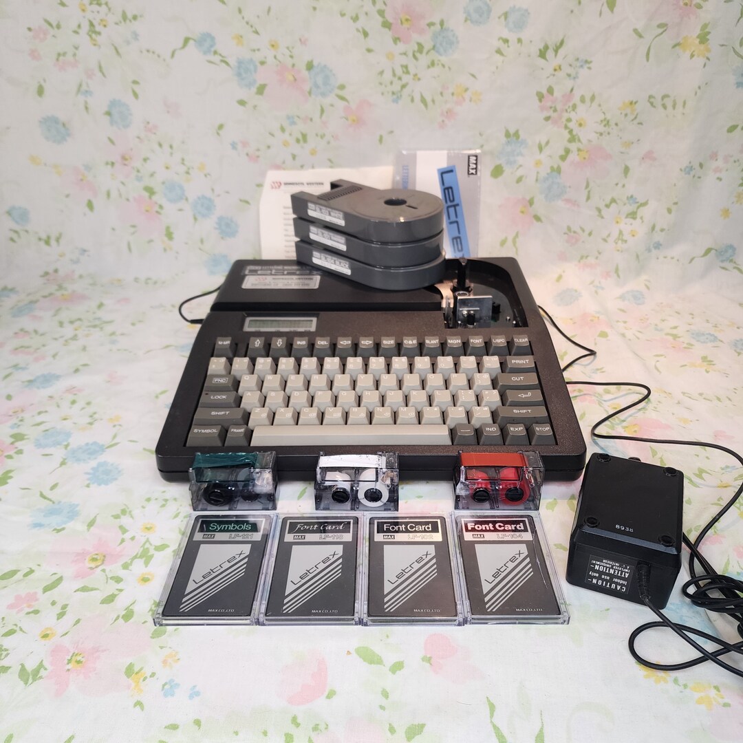 Vintage Minnesota Western Letrex Max Lettering Machine LM-500 W/ Font ...