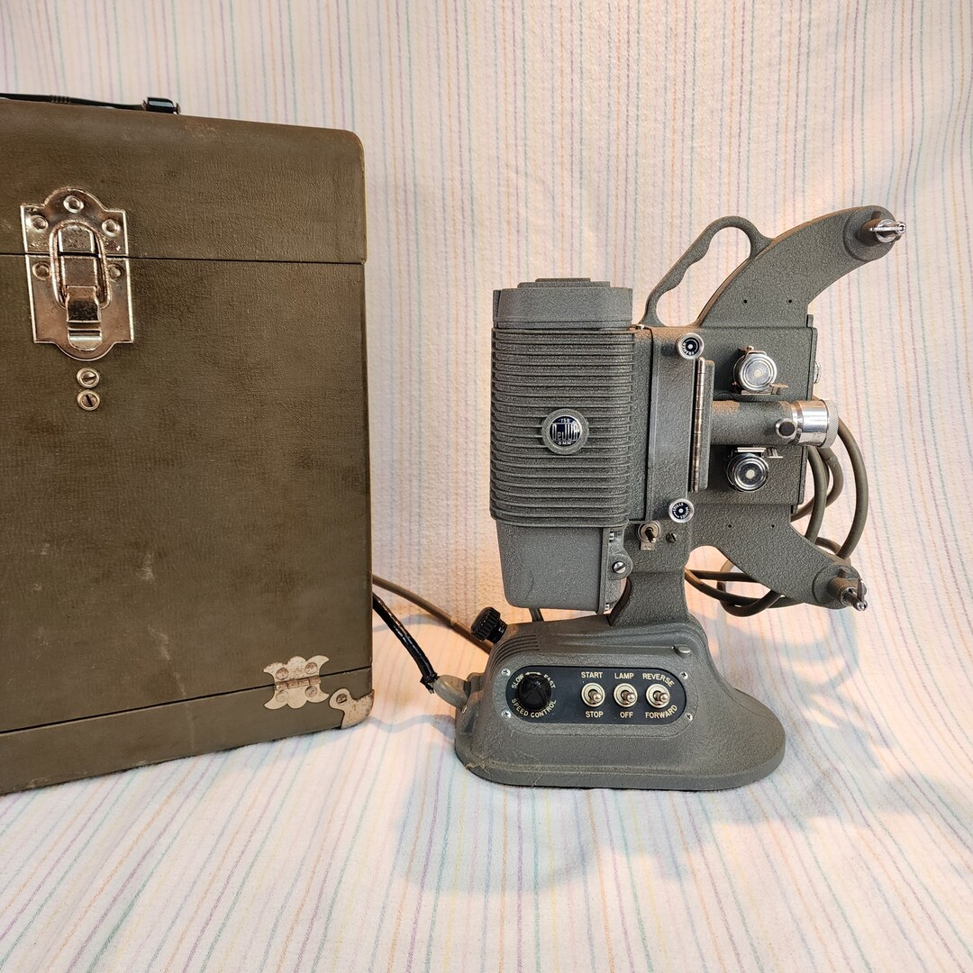 Vintage Working 1948 Dejur 750 8mm Home Movie Projector Cast Iron W ...