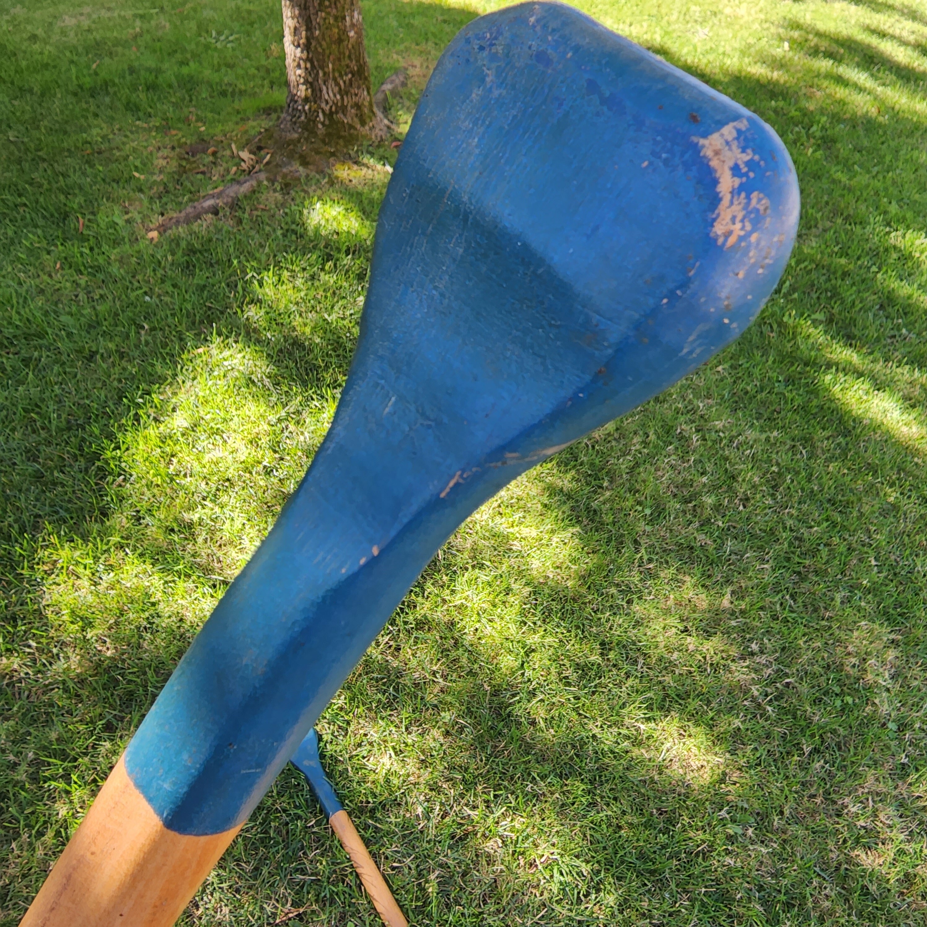 Vintage Trail Canoe Paddles Japan Oar Pair Natural Wood Navy - Etsy