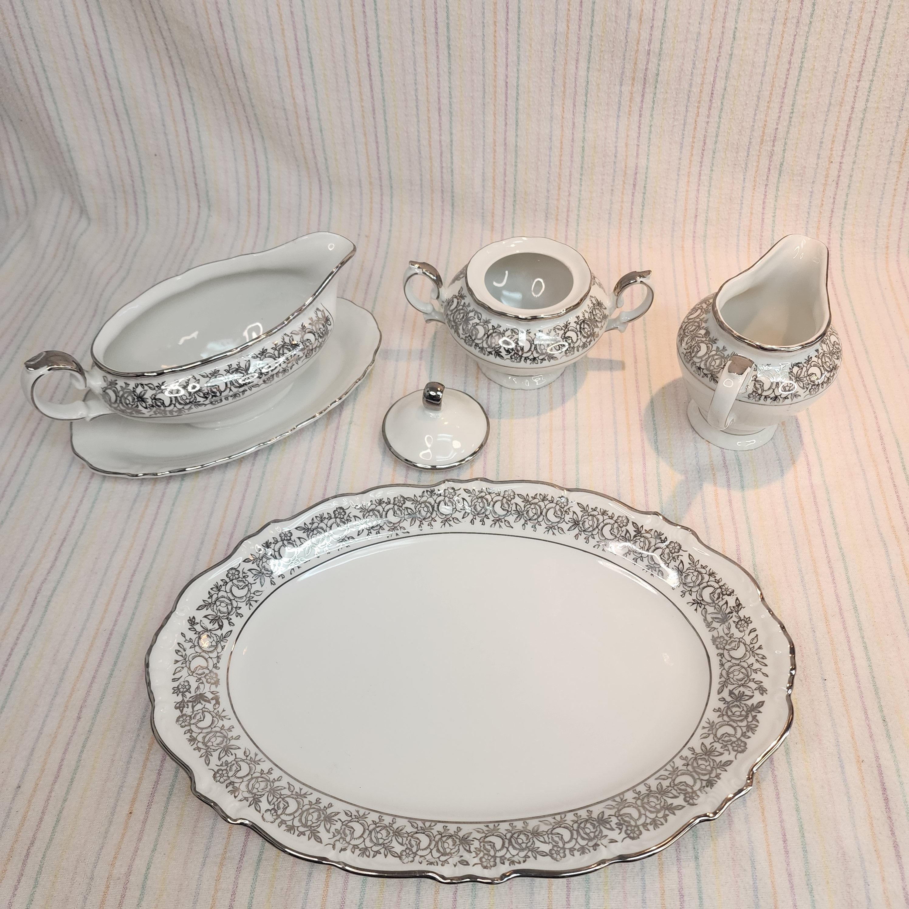 Vintage Winterling Schwarzenbach 44pc Fine China Dishes Set - Etsy