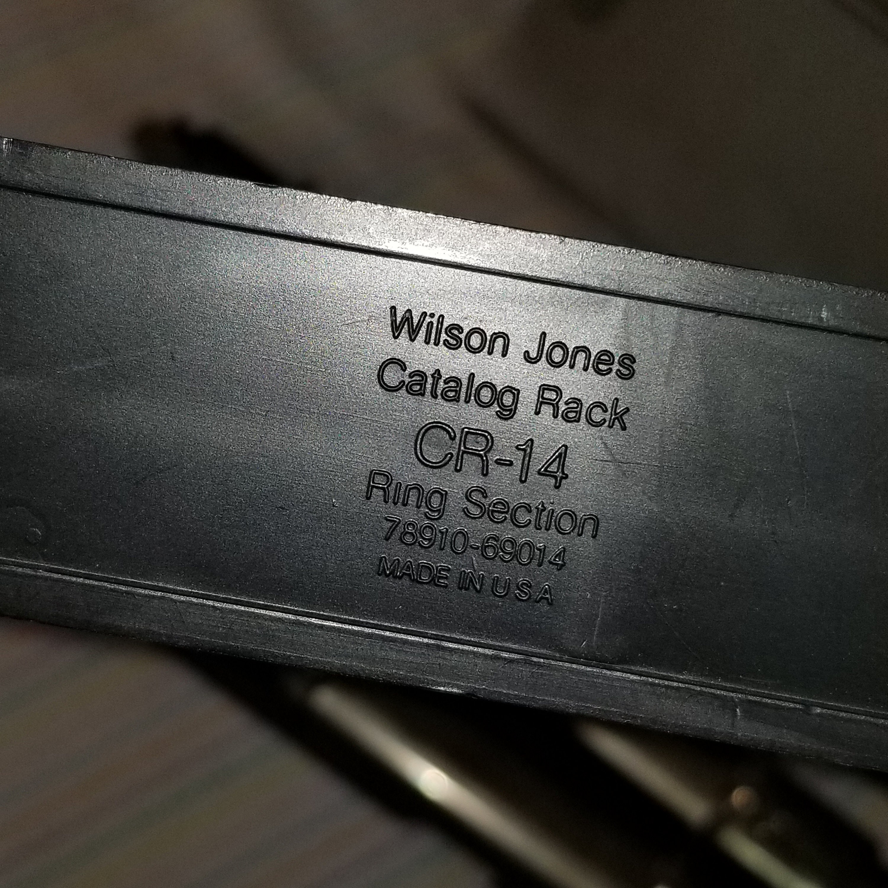 Vintage Wilson Jones Dublock Industrial Catalog Binder Rack 1 Ring Size ...