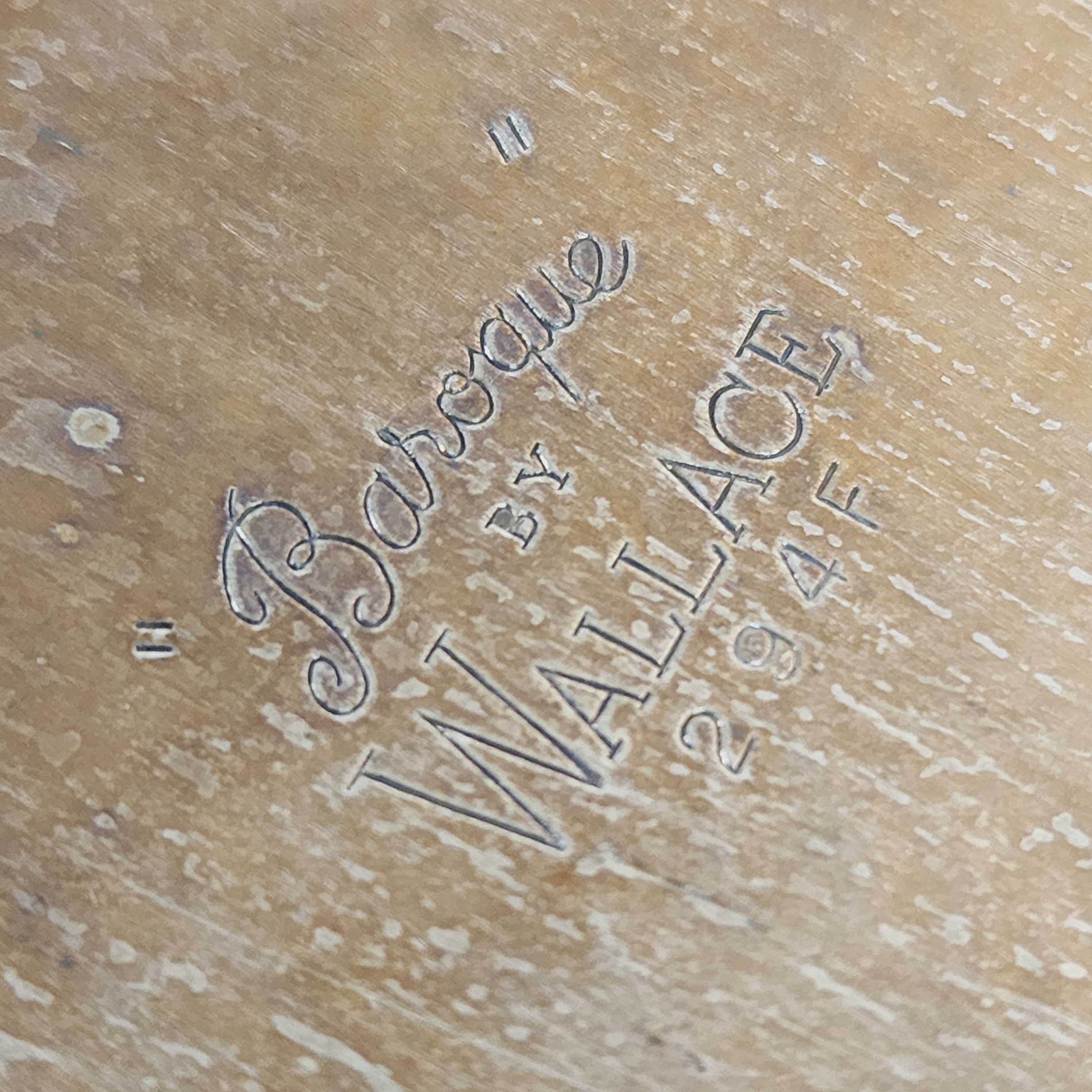 Vintage 1950s baroque by Wallace Silver Plate Holloware 7pc Serving Set ...