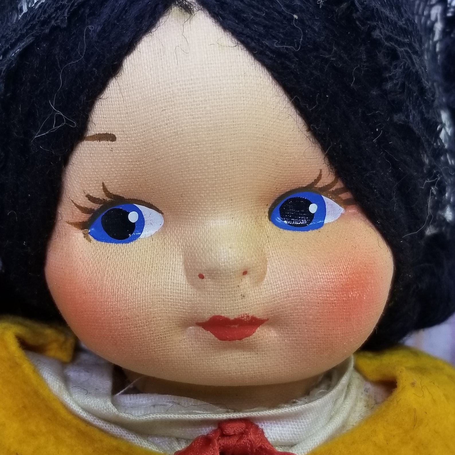 1940s Georgene Novelties Genuine Soft Cloth Doll Spain Spanish Flag ...
