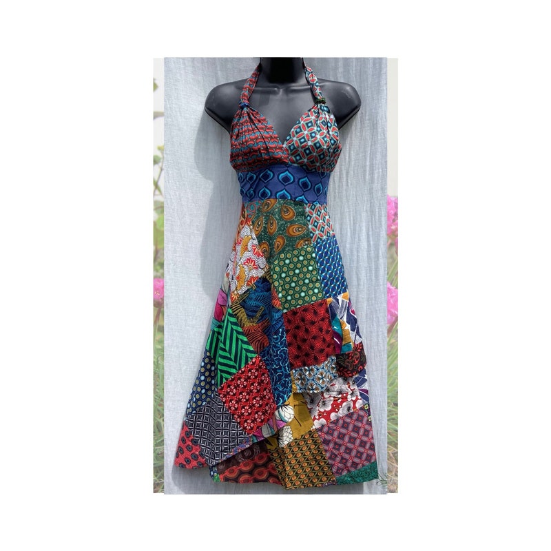 Patchwork Dress - Etsy