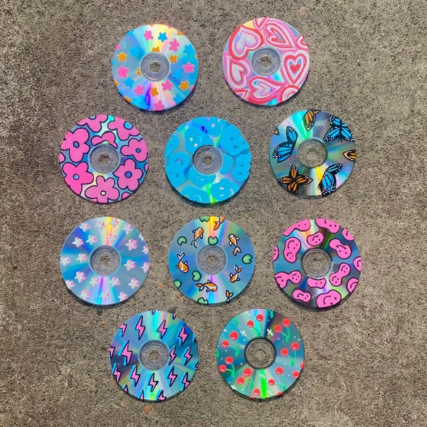 Painted Cd - Etsy